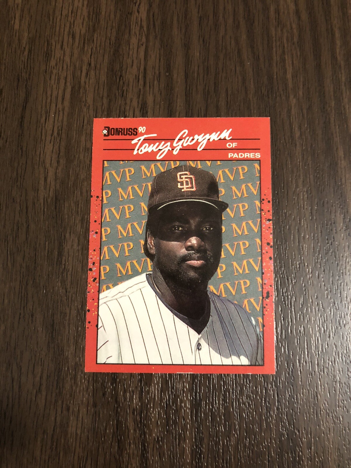 Tony Gwynn 1990 Donruss #BC-4 MVP San Diego Padres Baseball Bonus card ...