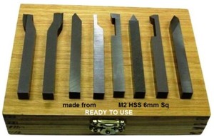 Lathe Cutting Tools HSS 6mm x 65mm Square Profiled & Ground - Ready to ...
