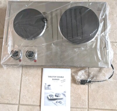 Intertek Electric Tabletop Double Burner NEW !!! | eBay
