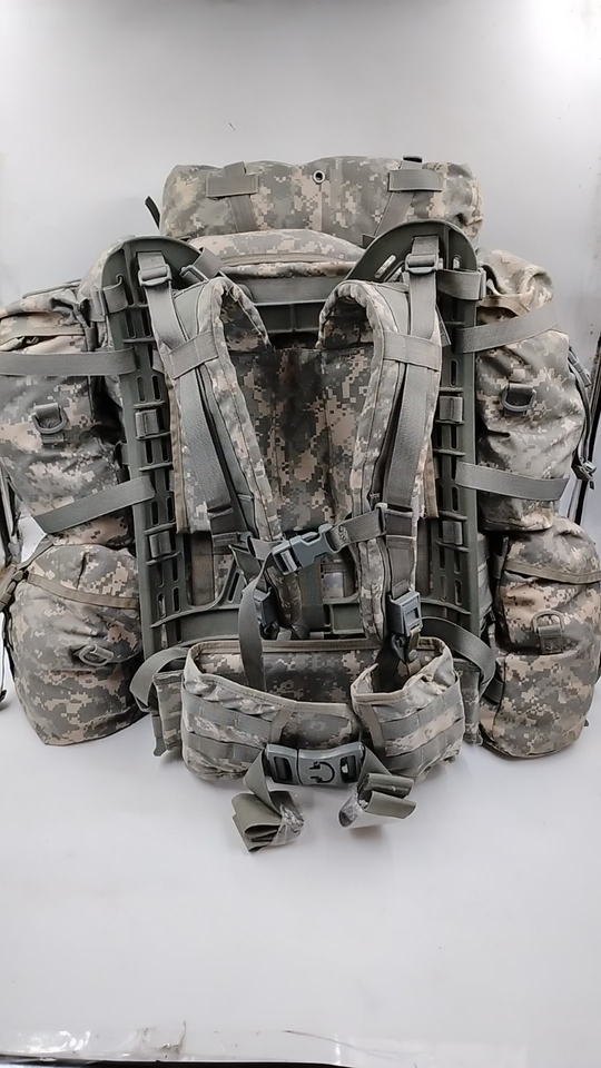 Rucksack Field Pack Set MOLLE II Large 4 sustainment pouch 2 waist bag ...