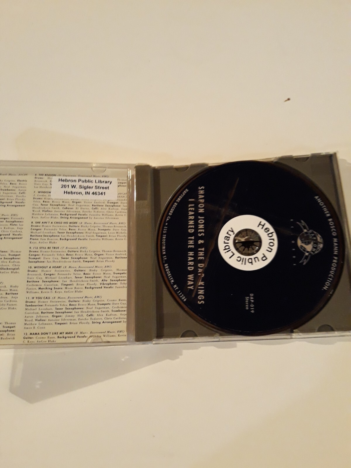 Sharon Jones & The Dap-Kings: I Learned the Hard Way CD Better Things ...