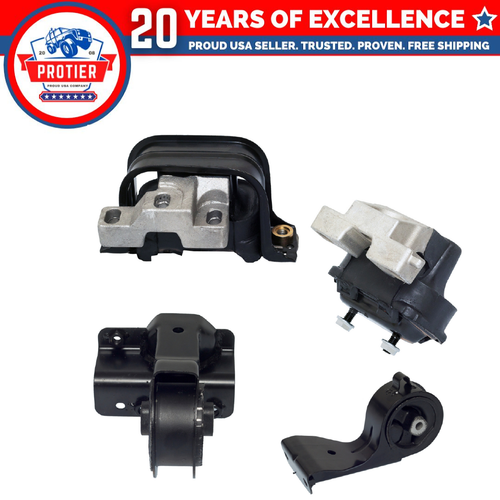Engine Motor & Trans Mount Set for 1998 - 2000 Chrysler Cirrus 2.4L / 2 ...