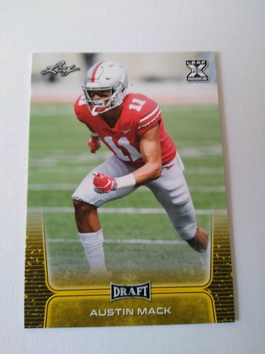 2020 Gold Leaf Draft Austin Mack Ohio State University Rookie Card | eBay