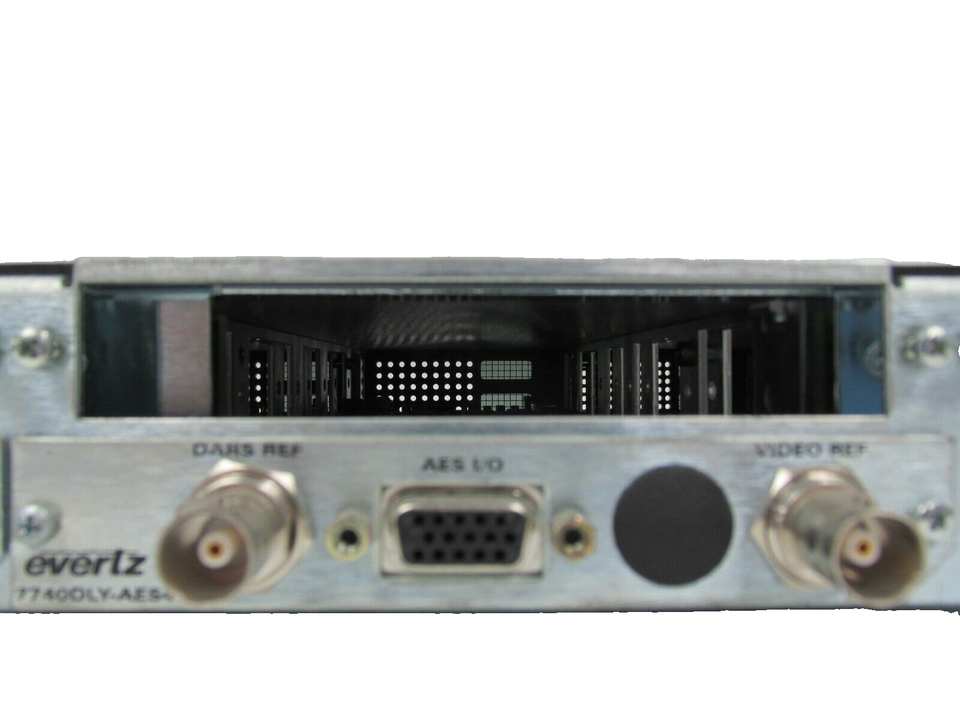 Evertz 7701FR Multiframe w/ Quad Delay 7740DLY-AES4 + De-Embedder ...