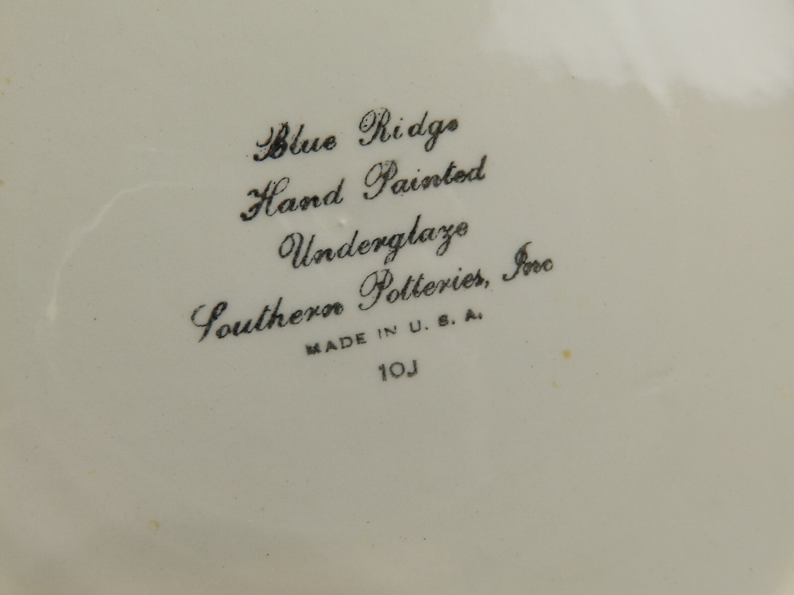 Set 2 Blue Ridge Southern Pottery Sweet Clover Dinner Plates 30's ...
