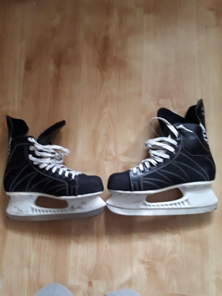 Mens BAUER SUPREME Pantera ICE HOCKEY SKATES SIZE 9.5 UK USED GOOD ...