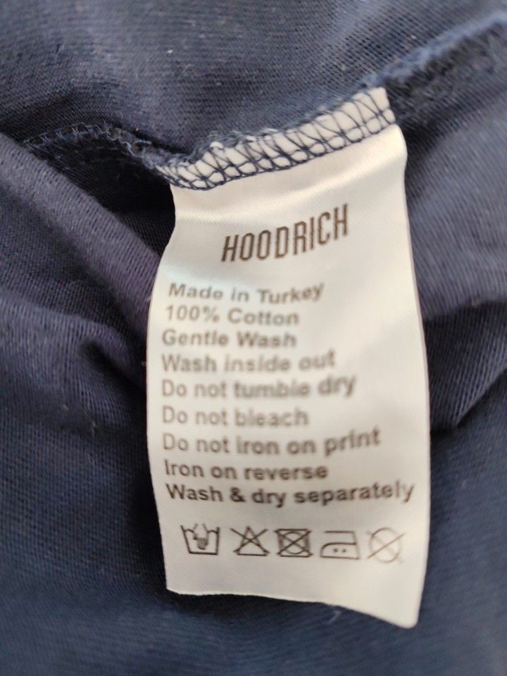 Hoodrich t-shirt Navy Blue Medium Mens Pit To Pit 21 Inch | eBay UK