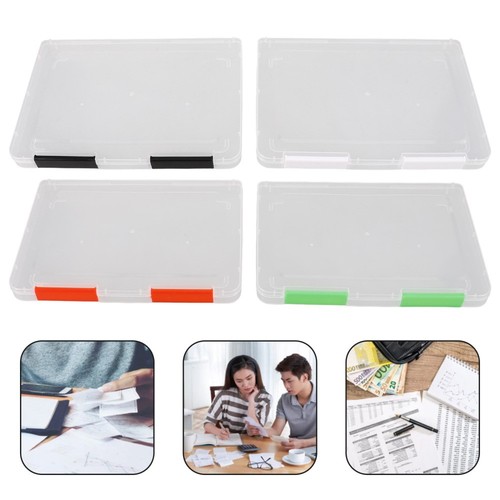 4 Pcs A5 Paper Storage Box Office Work Receipt Organiser Organizer | eBay