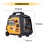 3500W Portable Super Quiet Dual Fuel Inverter Generator Electric Start ...