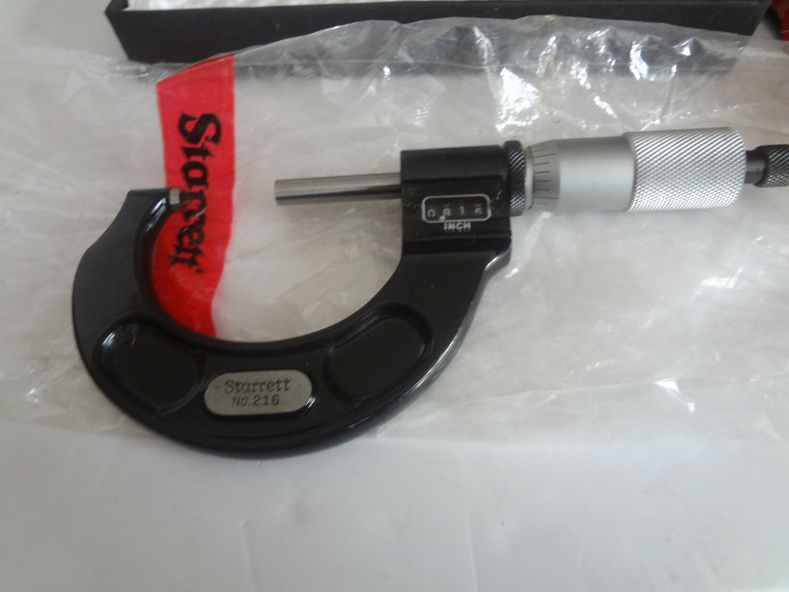 Starrett 216rl-2 Digital Outside Micrometer Ratchet Stop Lock Nut 1-2 ...