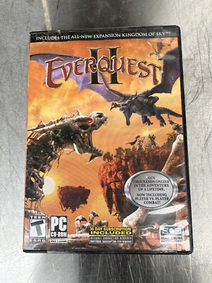 Everquest II : Kingdom of Sky PC Video Game 9-Disc Set w/ Expansion ...