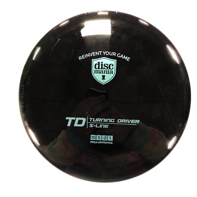 DISC GOLF DISCMANIA S-LINE TD UNDERSTABLE DISTANCE DRIVER 173g BLACK ...