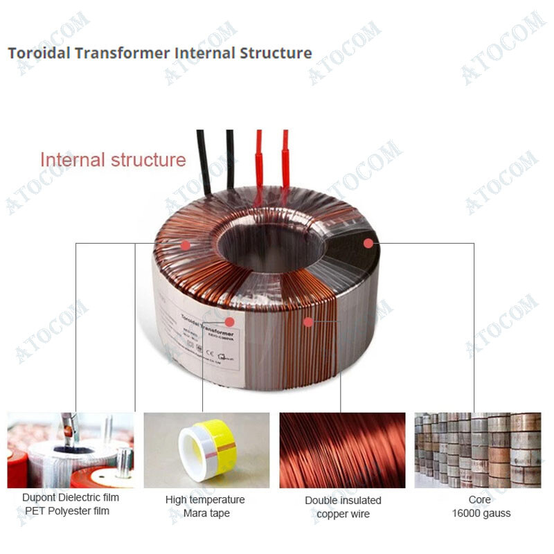 ATO Toroidal Transformer Dual Primary Secondary 600VA 24-0-24V 30-0-30V | eBay