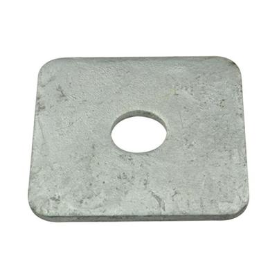 Qty 20 Square Washer M8 (8mm) x 38mm x 38mm x 3mm Galvanised HDG Galv ...