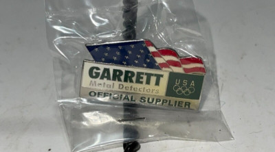 Lot Of 2! USA Olympic Garrett Metal Detectors Lapel Official Supplier ...