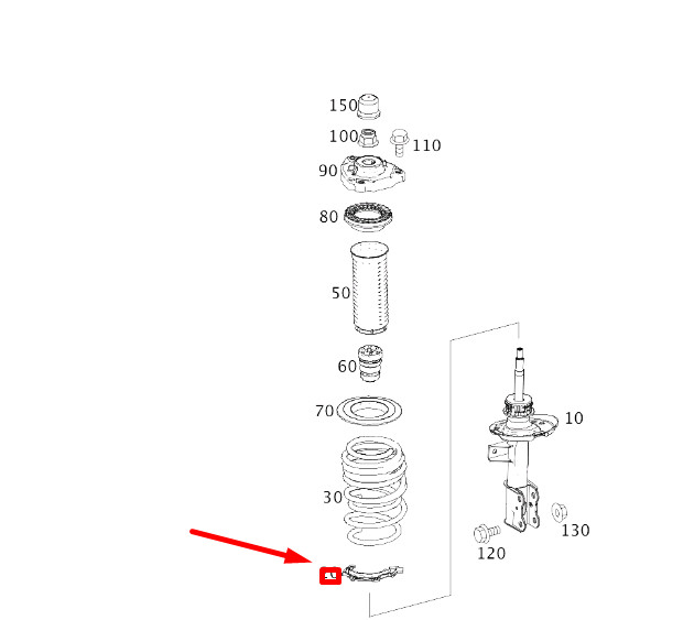 A2463220084 Coil Spring Shim genuine Mercedes-Benz part for sale online ...