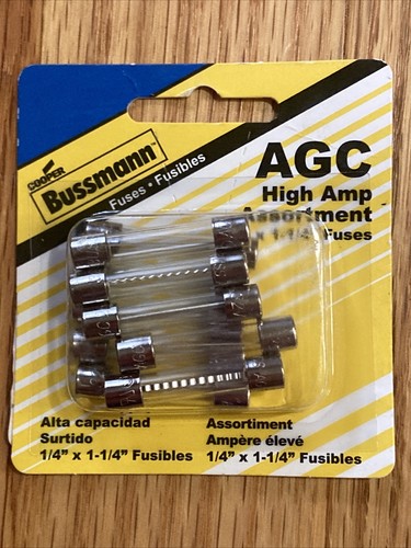BUSSMANN AGC HIGH AMP-Mfg# BP/AGC-AH10-RP - 10 auto/marine fuses, New ...