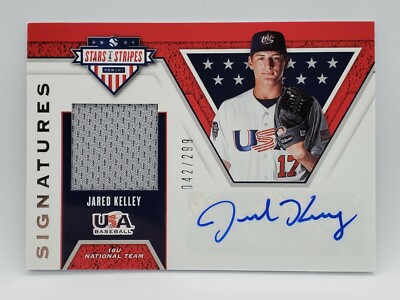 2019 Stars & Stripes Baseball - Signatures Jersey Auto #d 42/299 ...