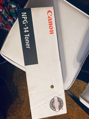 Canon NPG-14 Black Toner Cartridge 1385A002 Genuine New | eBay