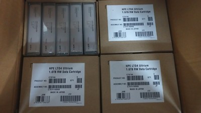 HP C7974A LTO-4 Ultrium4 Backup Tape Cartridge (800GB/1.6TB) Brand New ...