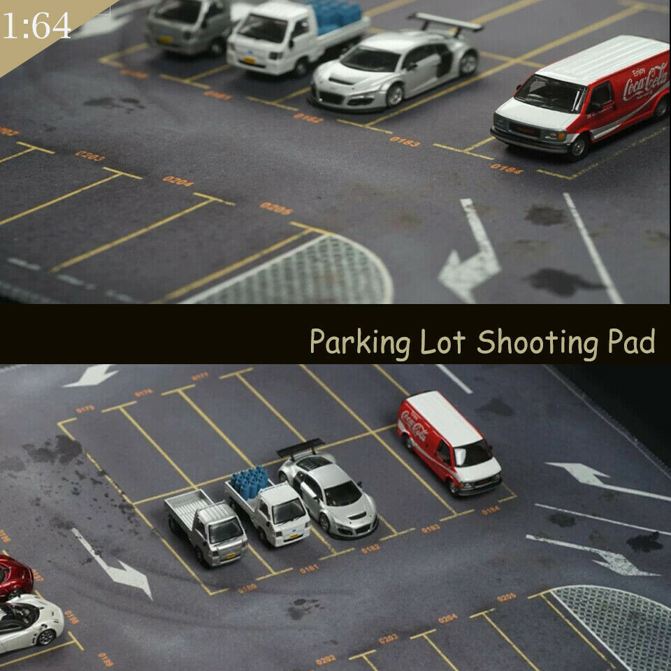 1: 64 Model Car Mouse Pad Scenery with Parking Lot Shooting Pad Mouse ...