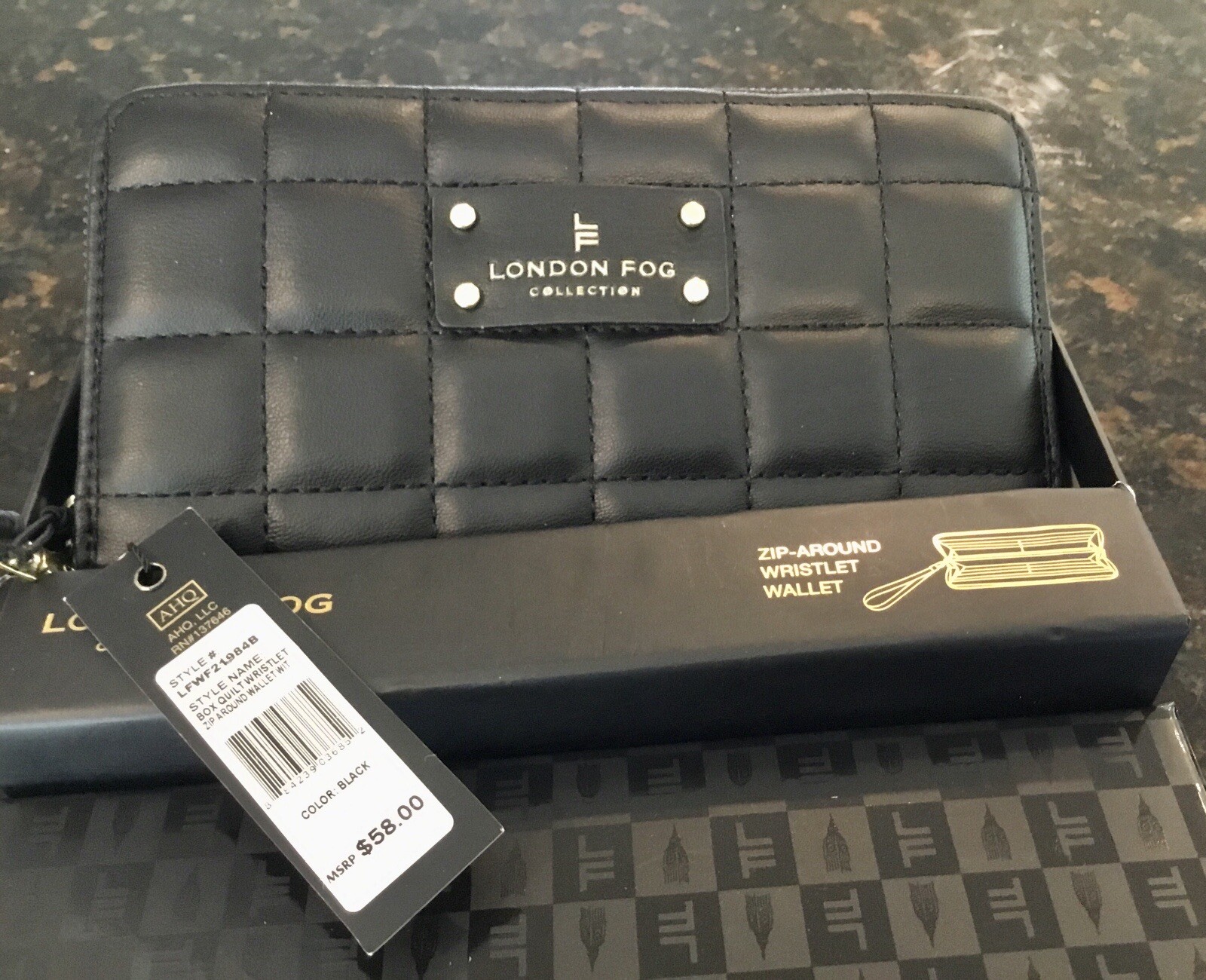 London Fog Collection Zip-Around Wristlet Wallet NWT mrsp $58.00 | eBay