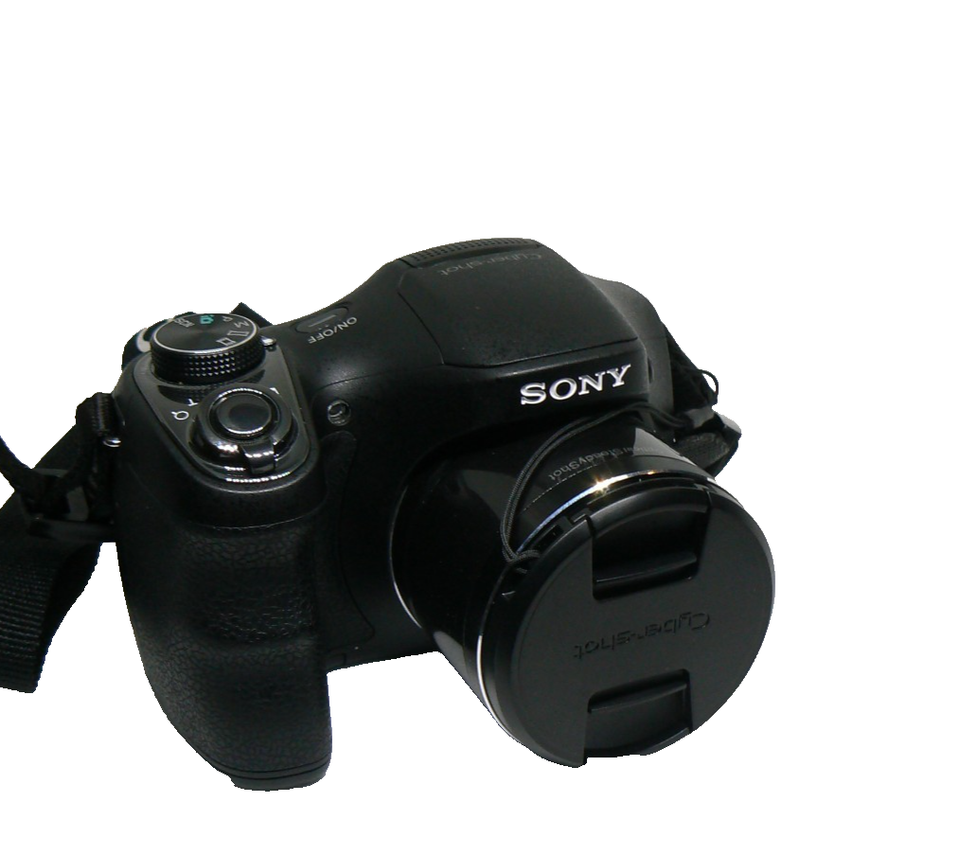 Sony Cyber-Shot DSC-H200 Black Digital Camera - 20.1 MP 26x Zoom ...