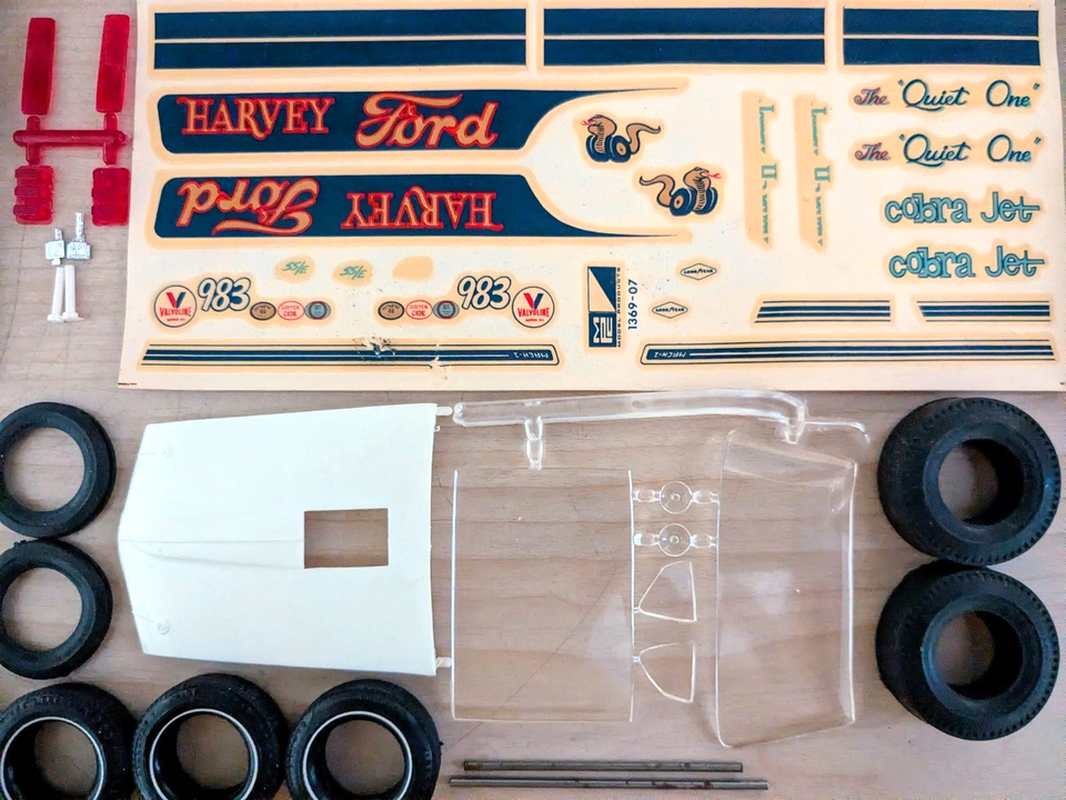 L@@K! **SUPER-RARE *ORIGINAL VINTAGE MPC 1969 MUSTANG FUNNY CAR KIT ...