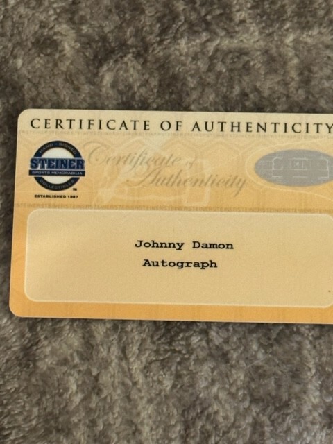 Derek Jeter Signed Sports Illustrated Magazine Johnny Damon Autograph ...