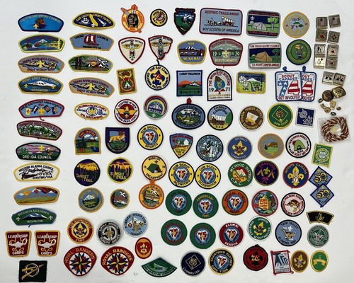 VTG Lot Boy Scouts of America BSA Patch Lot Mostly 80s Pacific ...