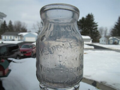 SREHP Milk Bottle The Keystone Dairy Co New York Brooklyn New Jersey ...