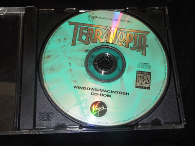 Terratopia PC MAC CD - 1994 point and click adventure! Windows ...