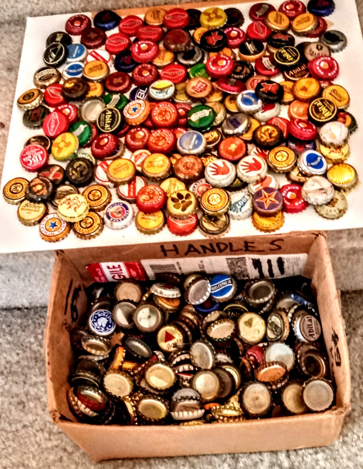 Vintage Beer Soda Bottle Caps Used And Unused Lot 400+ | eBay