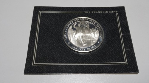 The Franklin Mint - Jimmy Carter 39th President 1977 Silver Coin - New ...