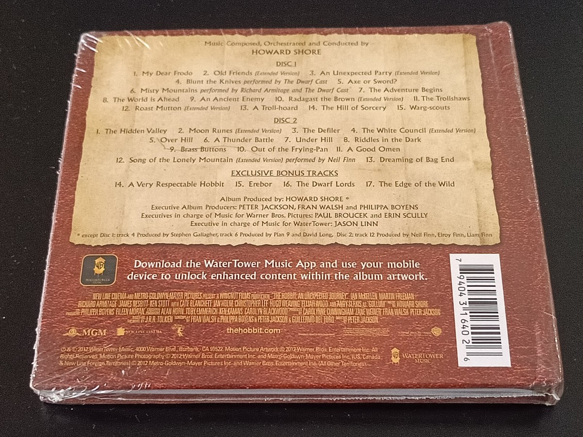 The Hobbit An Unexpected Journey Soundtrack Special Edition The Hobbit