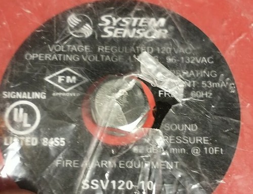 System Sensor SSV120-10 Alarm Bell 10" 120VAC | eBay