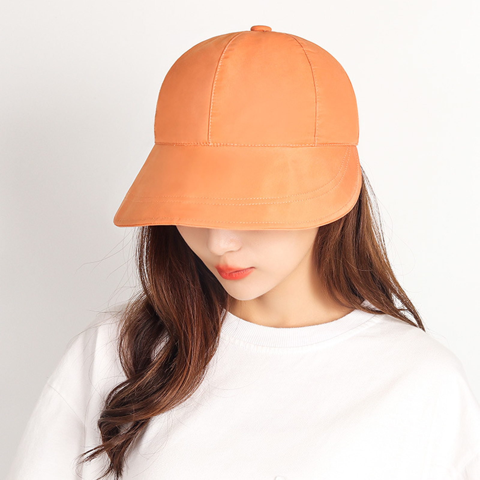 Women Cap Face Protection Anti-uv Sunshade Lady Summer Cap Soft | eBay