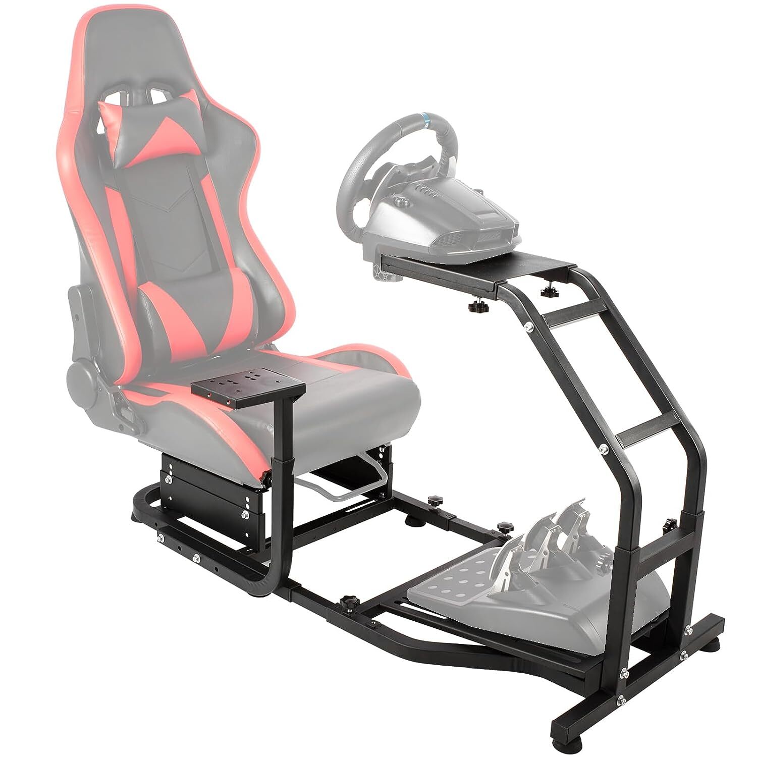 Hottoby Racing Simulator Cockpit Stand with Racing Seat Fit for ...
