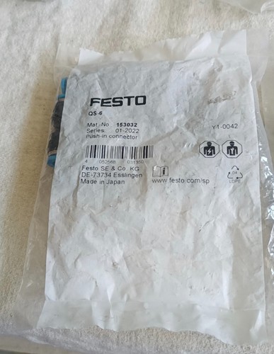 10PCS New For Festo QS-6 153032(130687) Connector Rapid delivery | eBay UK
