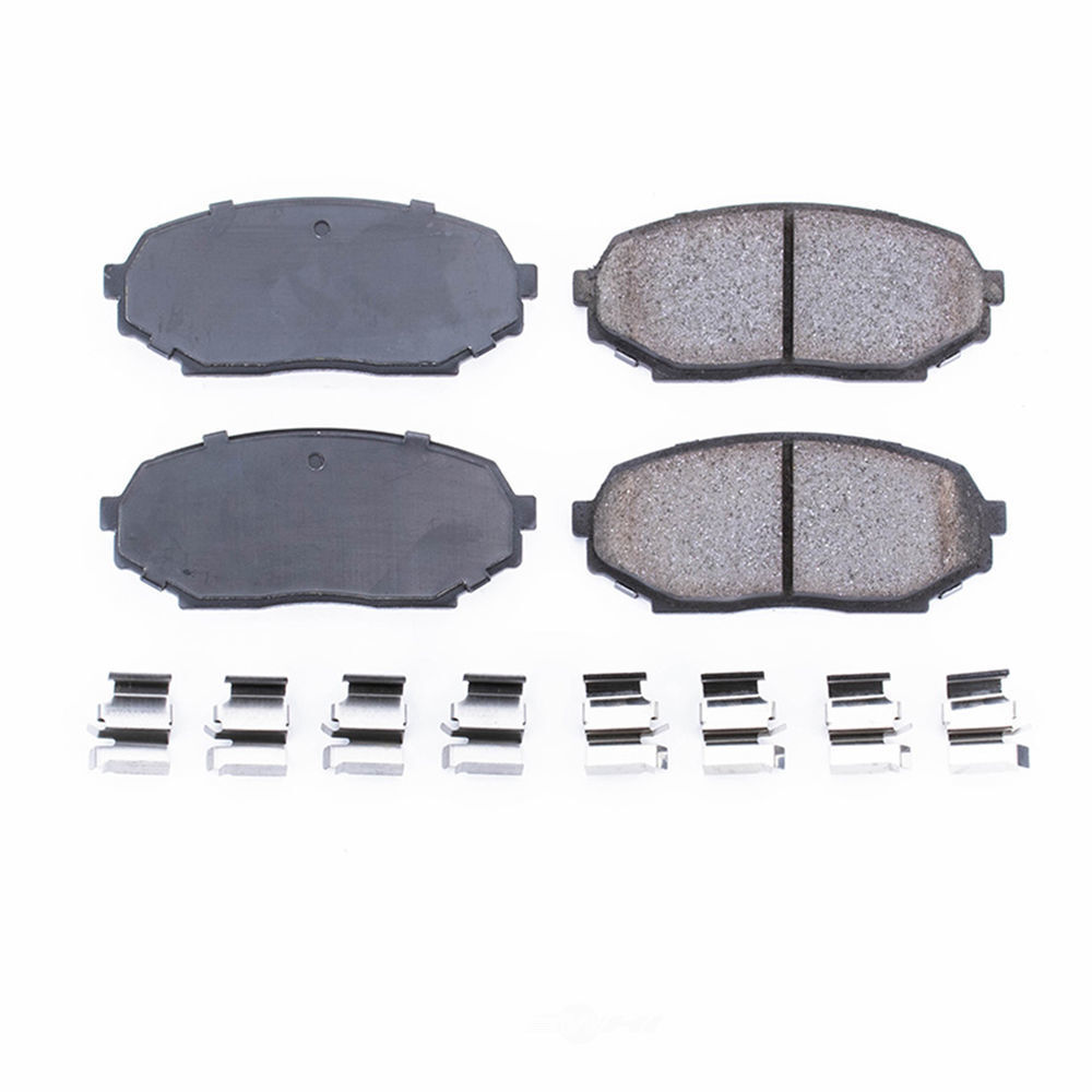 PowerStop 17457 Disc Pads and Brake Shoes - Disc Brake Pad Set, Front ...