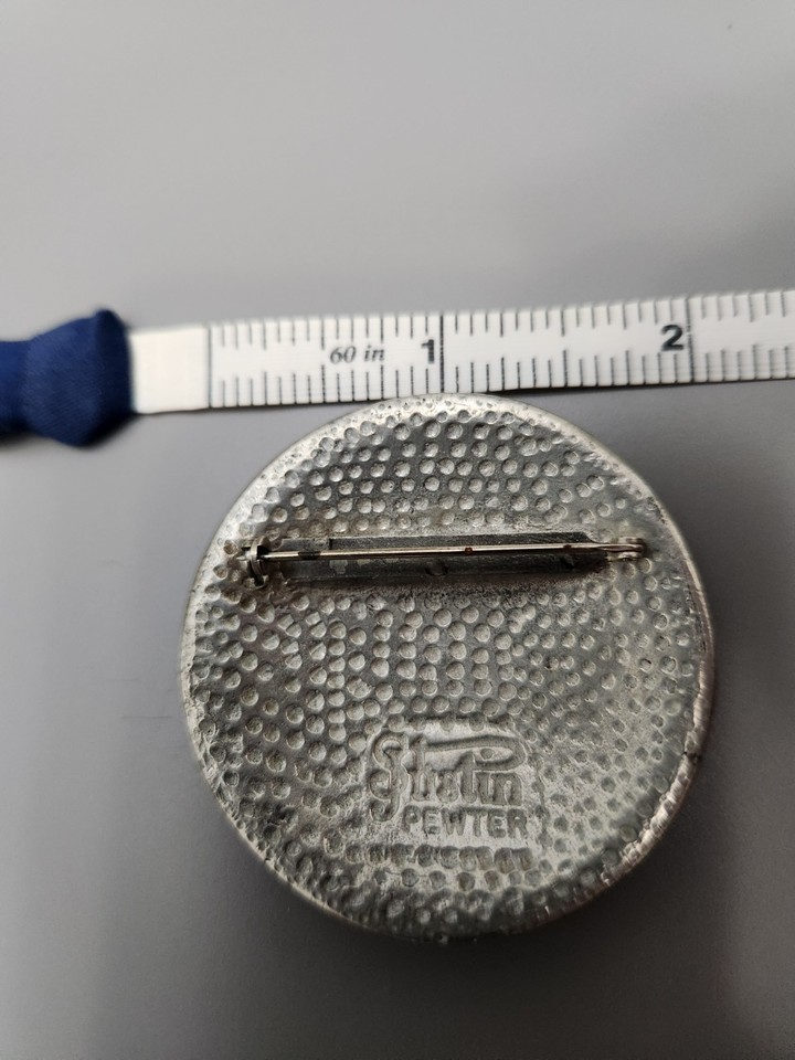 Vintage St. Justin Pewter Brooch Celtic Knot Inverurie 3 Horses- 2 ...