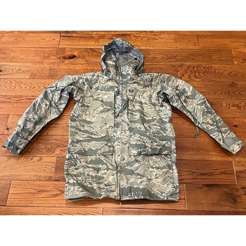 USAF Tiger Stripe Parka All-Purpose Environmental GORE-TEX Seam Size ...
