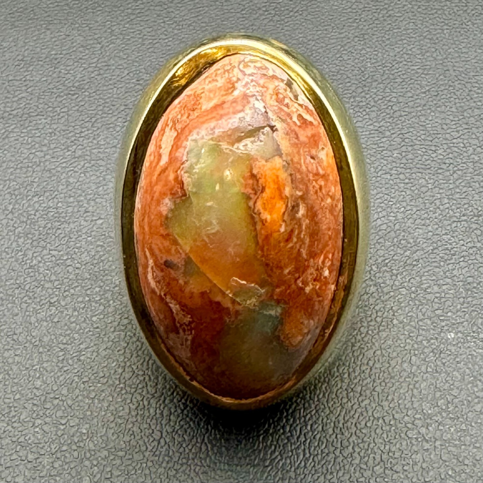 10K Mexican Fire Opal Ring - Gem