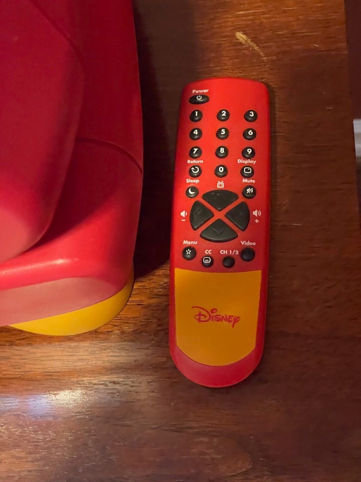 Vintage Disney Mickey Mouse TV/DVD Player EXCELLENT CONDION will All ...