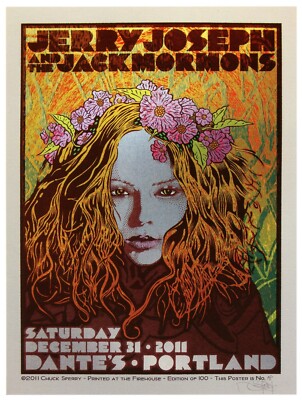 Chuck Sperry Jerry Joseph 2011 Dante's Portland OR Print Mini Poster ...