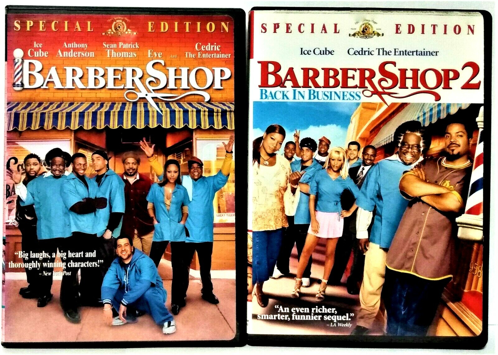 Barbershop / Barbershop 2: Back in Business (DVD, 2006, 2-Disc Set) | eBay