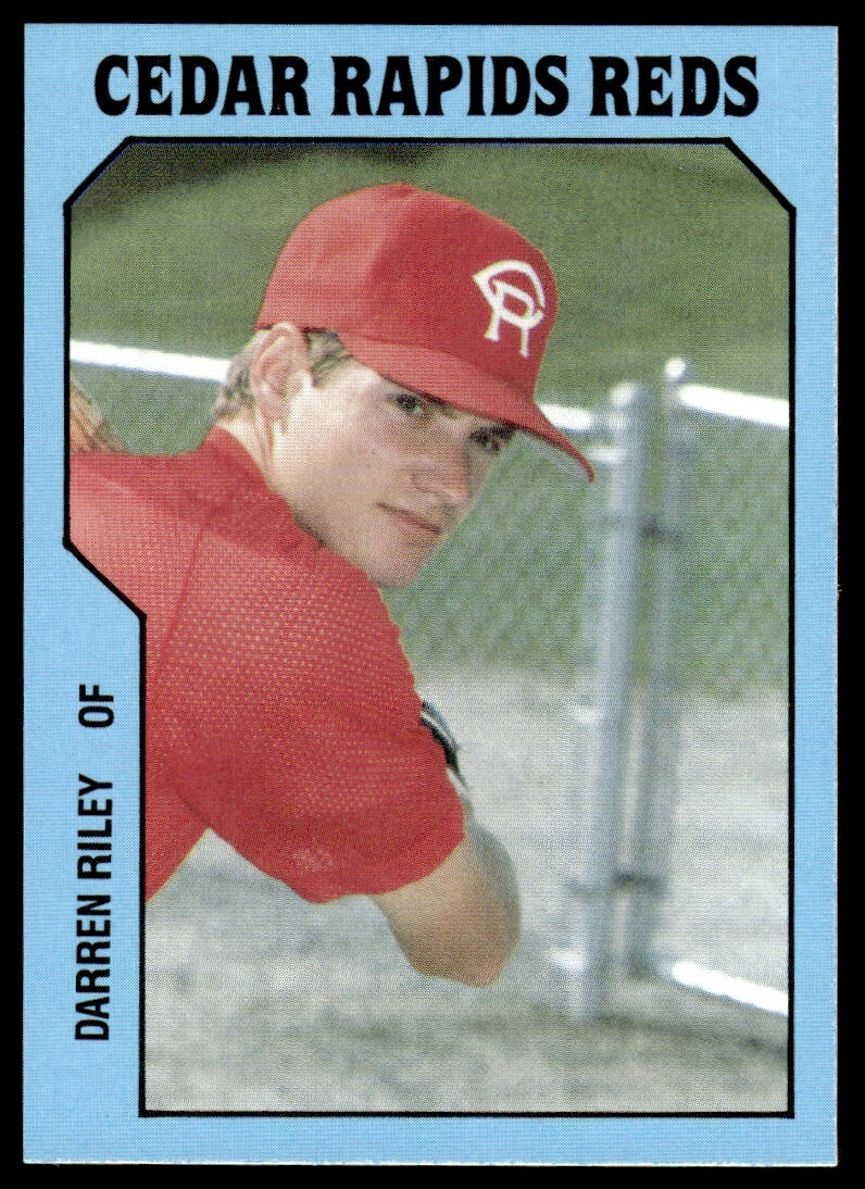 1985 TCMA Cedar Rapids Reds Darren Riley Cedar Rapids Reds #24 | eBay