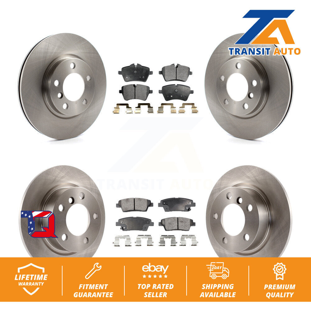 Front Rear Disc Brake Rotor & Ceramic Pad Kit For Mini Cooper ...