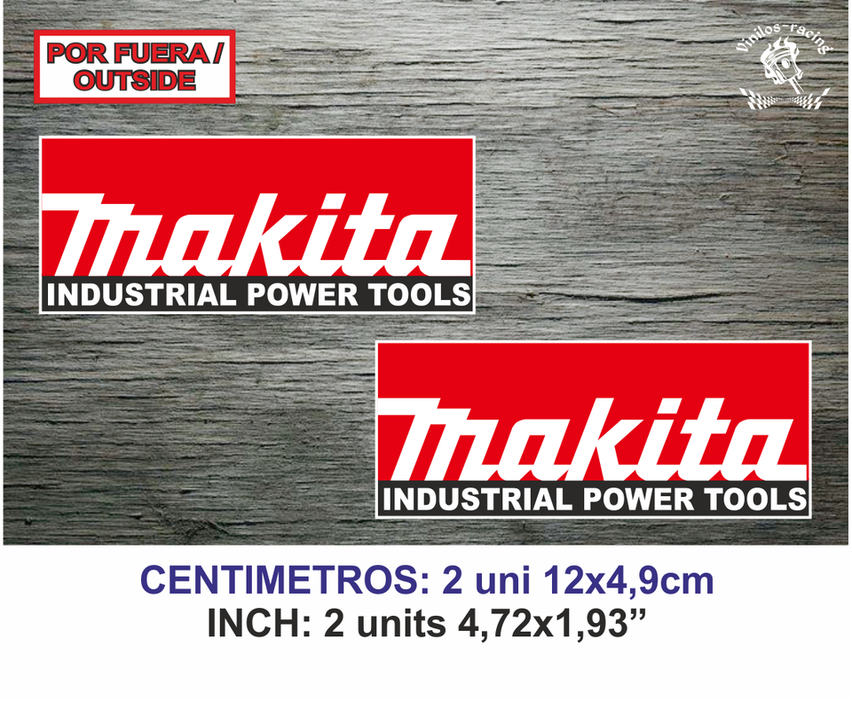 Sticker Vinilo Decal Vinyl Aufkleber Adesivi Autocollant Makita Power ...