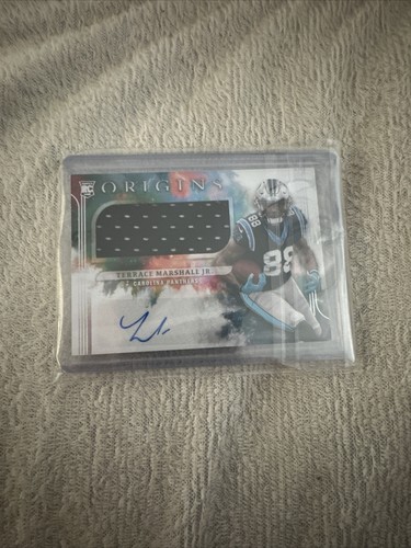 2021 Panini Origins Football Terrace Marshall Jr. RPA Rookie Patch ...